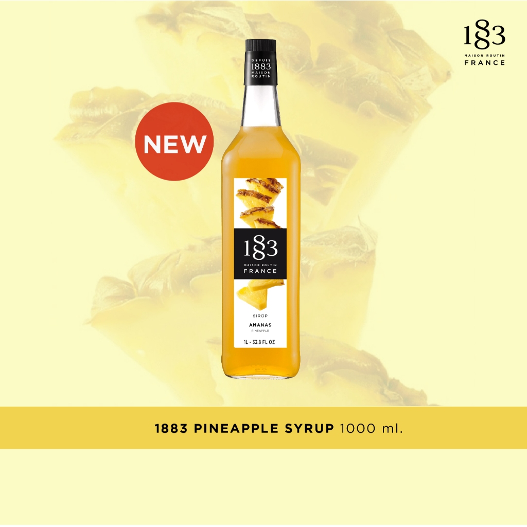 1883 Syrup น้ำเชื่อมกลิ่นสับปะรด 1000 มล. (1883 PINEAPPLE SYRUP 1000 ml ...