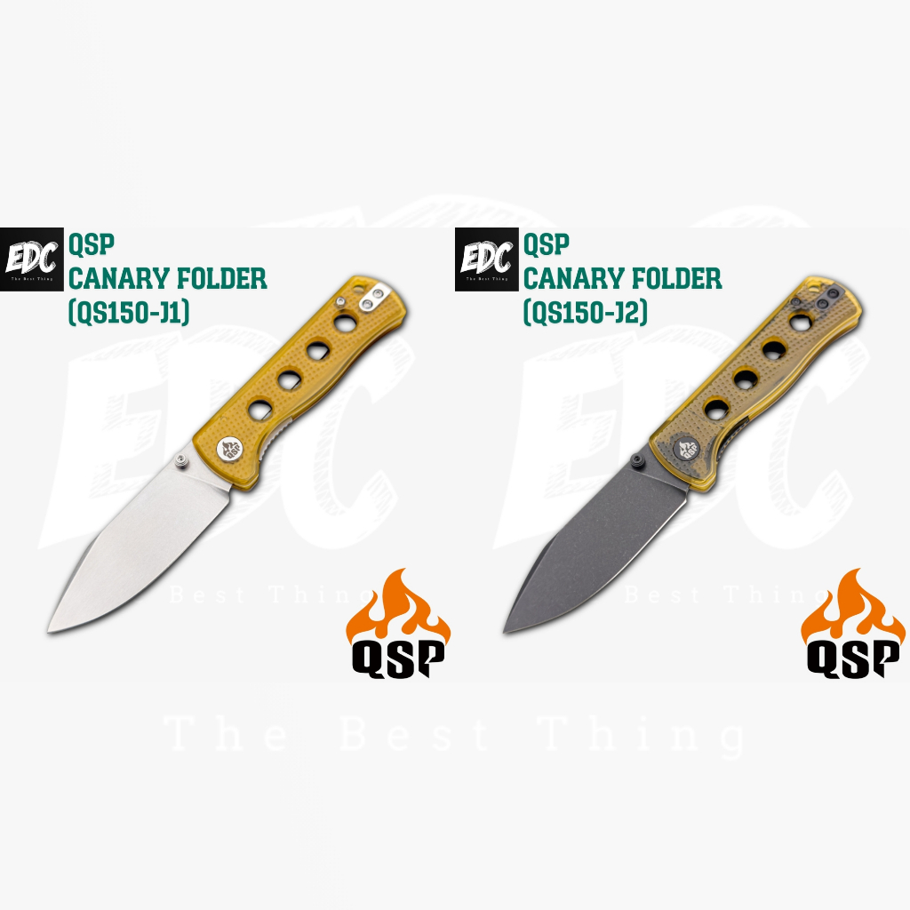 📍 มีดพับ แบรนด์ ""QSP Canary folder ด้ามUltem รุ่น QS150-๋J1 / QS150-J2 ...