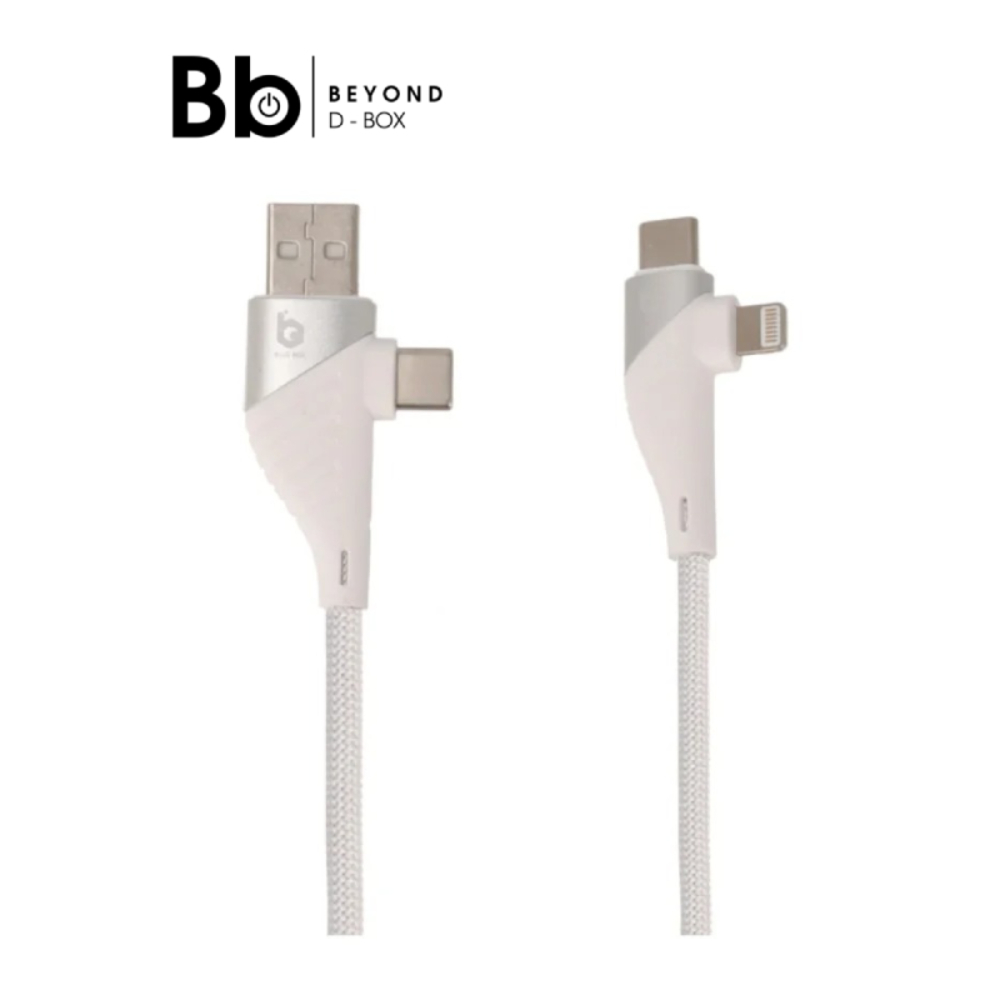 สายชาร์จ Blue Box 4-in-1 Multifunctional Magnetic Cable Braided Data 1 ...