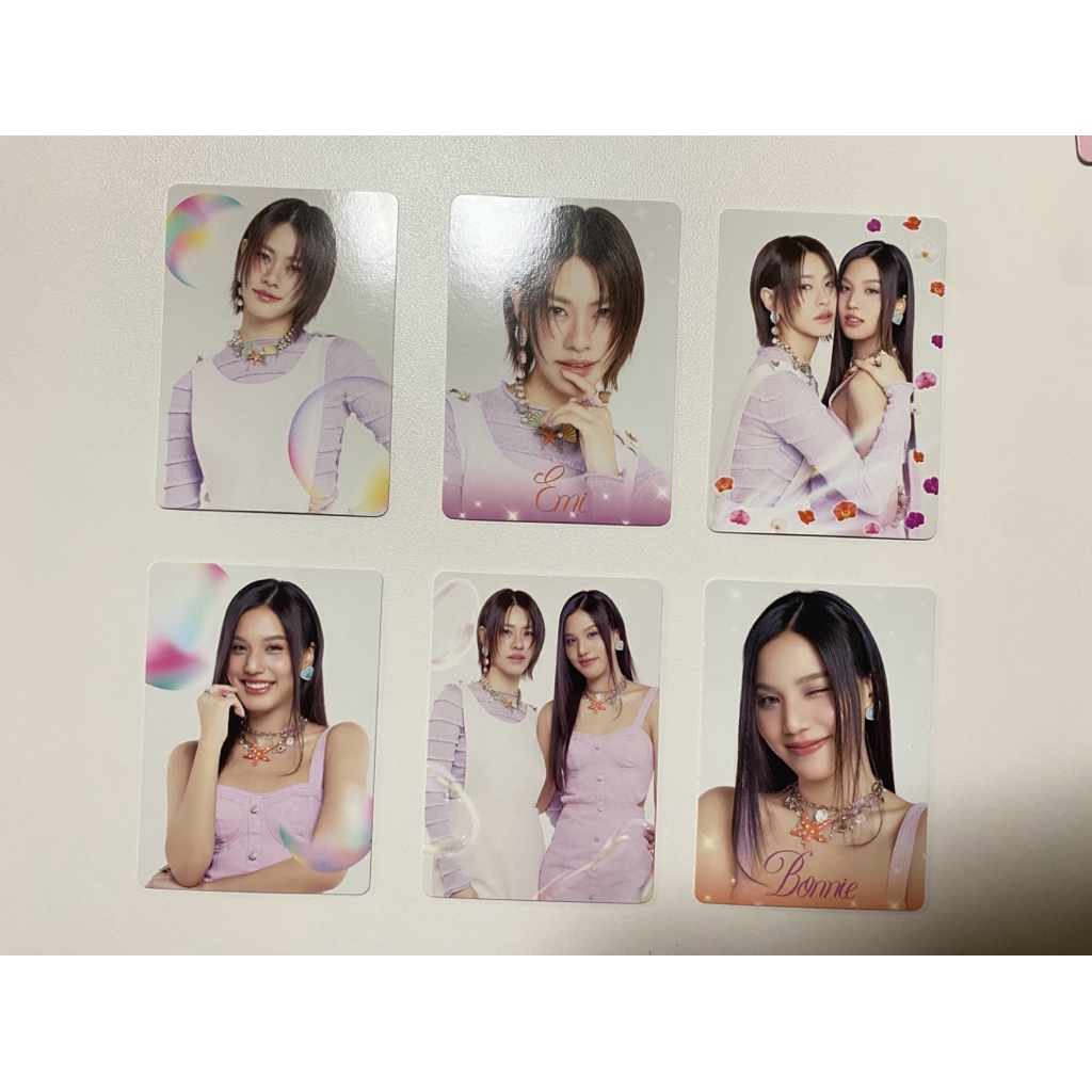 EmiBonnie MilkLove NamtanFilm JunMewnich ViewMim - Blush Blossom Fan Fest Random Card | Shopee ...