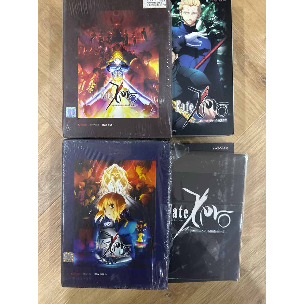 DVD Boxset 1,2 Fate Zero ปฐมบท สงครามจอกศักดิ์สิทธิ์ Aniplex Rose ของแท้ถูกลิขสิทธิ์ 8 แผ่น ...