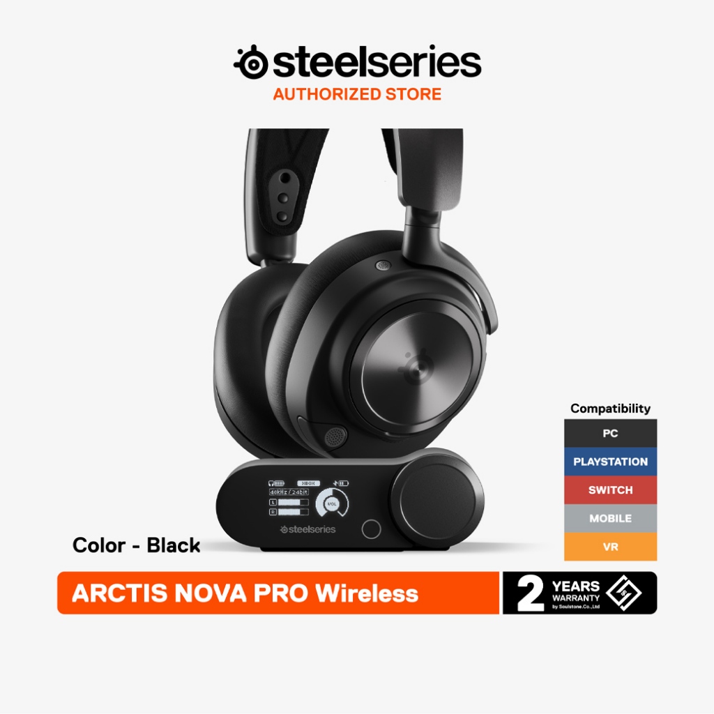 SteelSeries Arctis Nova Pro Wireless Gaming Audio with Active Noise ...