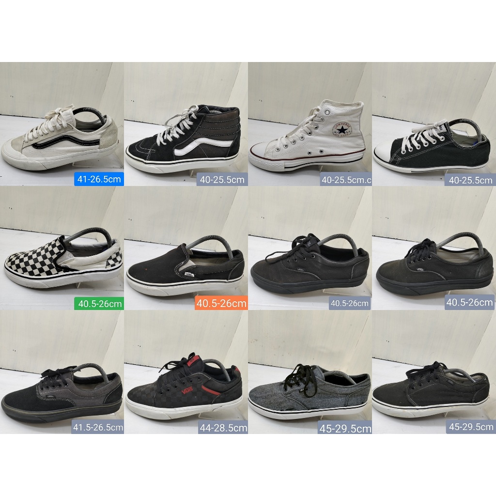 🌞vansมือสอง & converseมือสอง🌞size 40-45 ความยาว 25.5 -29.5 cm | Shopee Thailand