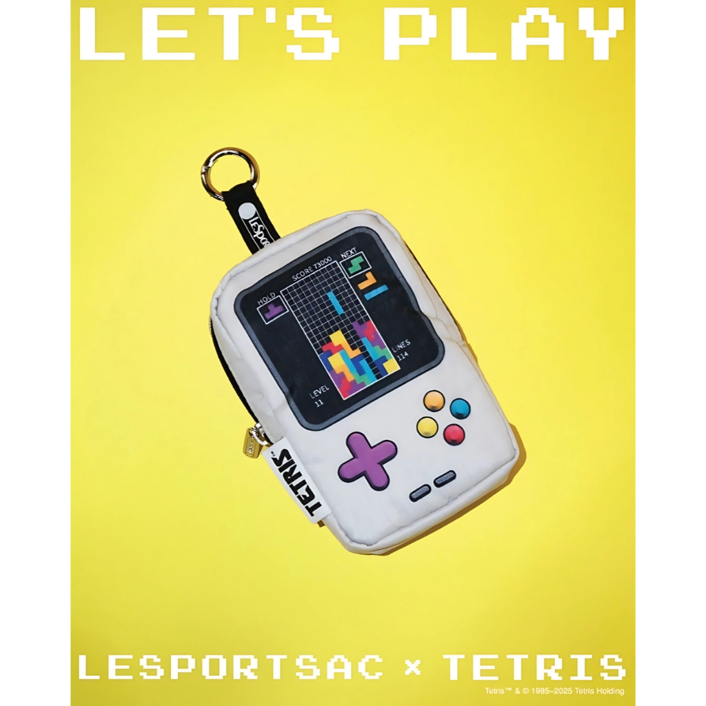 Lesportsac Tetris key ring ชามที่ห้อยกระเป๋า พวงกุญแจ Style 2201 ...