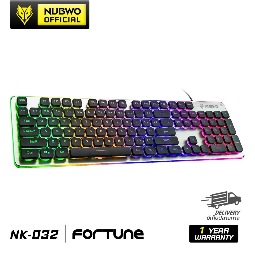 Nubwo Keyboard Gaming รุ่น NK032 [ออกใบกำกับภาษีได้] - DAS Inter Group | Shopee Thailand