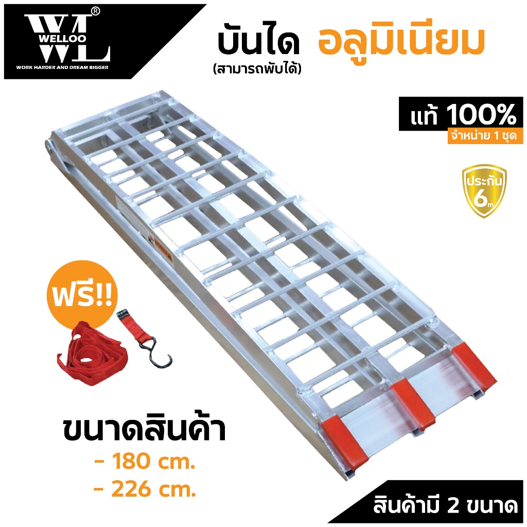 WellooThailand บันไดขึ้นรถ บันไดขึ้นรถมอเตอร์ไซค์ บันไดBigBike ATV ...