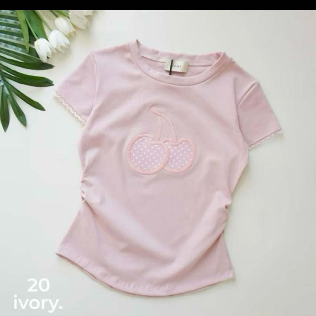 VV15- VV119-VV104 IVORY เสื้อยืดแฟชั่น คอปกและคอกลม ผ้ายูนิโคล่ เนื้อ ...