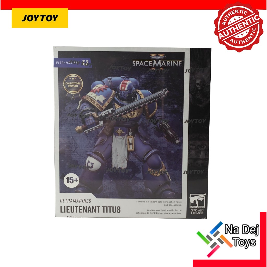 JoyToy Warhammer 40K Lieutenant Titus Collector Edition 1/18 Figure จอย ...