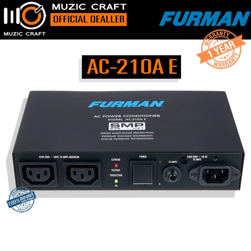 Furman AC-210A E *ของแท้รับประกัน 1ปี* Surge Protectors เครื่องกรองสัญญาณไฟ/กันไฟกระชาก | Shopee ...