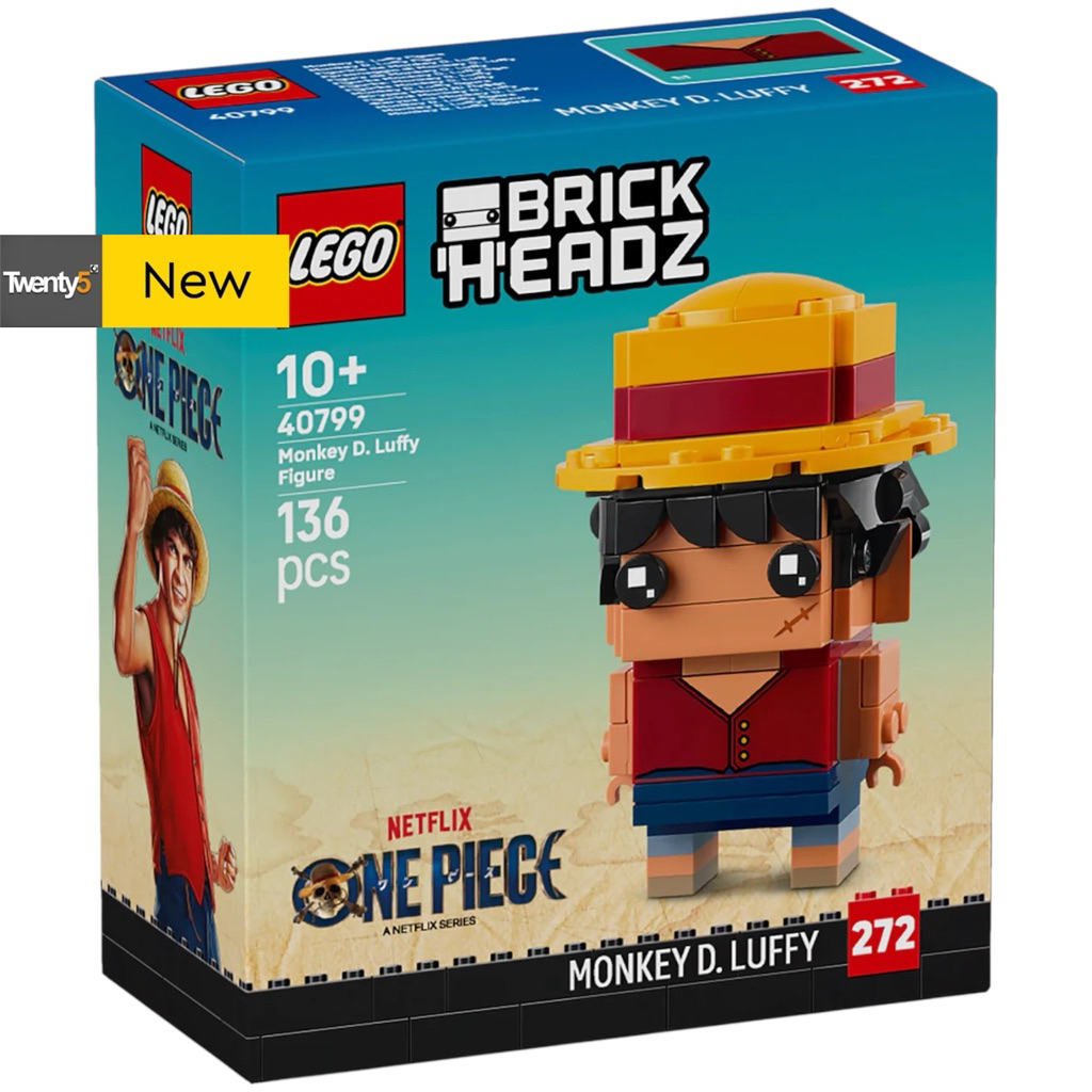 (พร้อมส่ง รับประกันกล่องสวย) Lego BrickHeadz 40799 Monkey D. Luffy ...