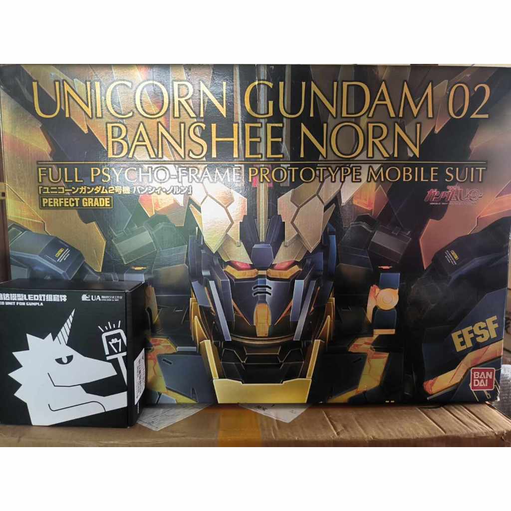 PG 1/60 Unicorn Gundam 02 Banshee Norn+ LED[UA] | Shopee Thailand
