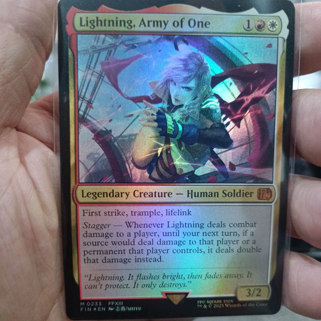 Lightning, Army of One MTG Single Card | Shopee Thailand