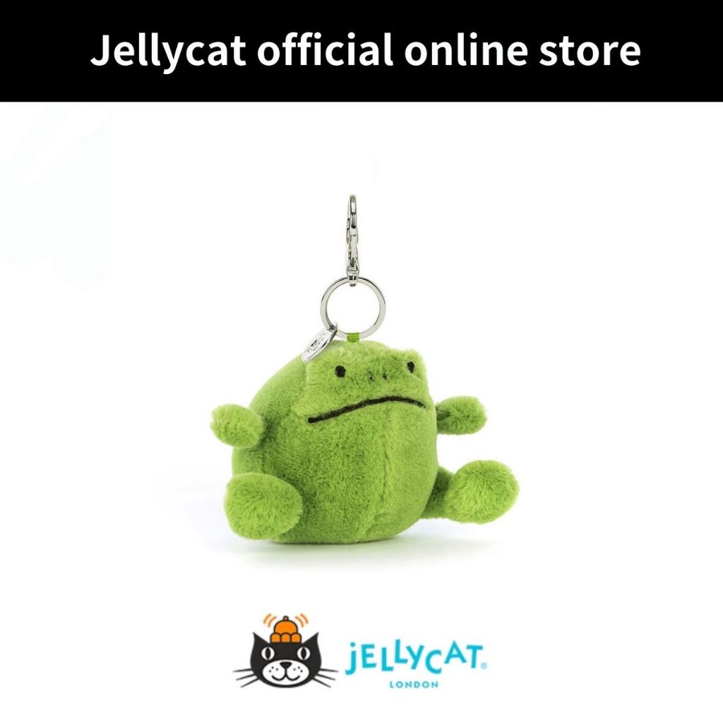 [แถมถุงกันฝุ่น] พวงกุญแจ Jellycat ตุ๊กตา Jellycat Ricky Rain Frog Bag ...
