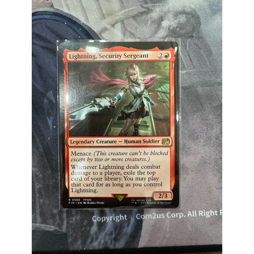 MTG Final Fantasy: Lightning, Security Sergeant (Starter Kit) | Shopee Thailand