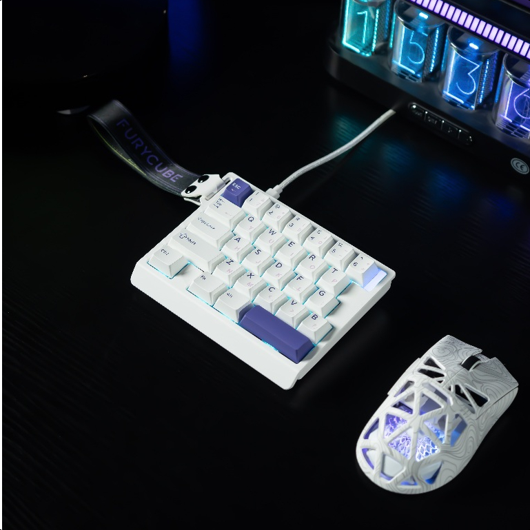 FURYCUBE M30HE คีย์บอร์ดเกมมิ่งเมคานิคอล 8K Hz สวิตช์แม่เหล็ก RT 0.01mm ...