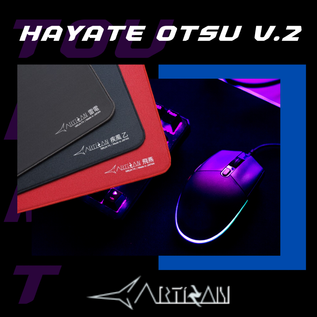 (พร้อมส่ง)Lot ใหม่ Artisan Mousepad HAYATE OTSU V.2 | Shopee Thailand