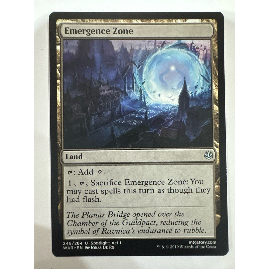 War of the Spark: Emergence Zone ของแท้พร้อมส่ง MTG Magic the gathering ...