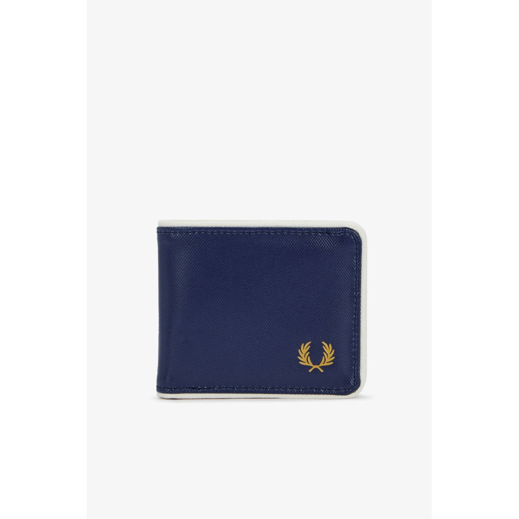 Fred Perry Coated Polyester Billfold Wallet in Carbon Blue | Shopee ...