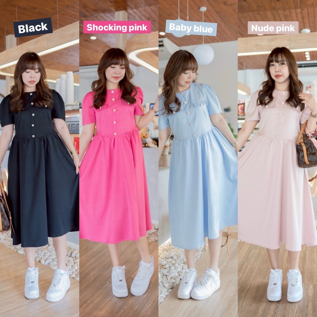 Code : Princess (สีดำ / ชมพูบานเย็น / ฟ้า) / ชมพูนู้ด) | Shopee Thailand