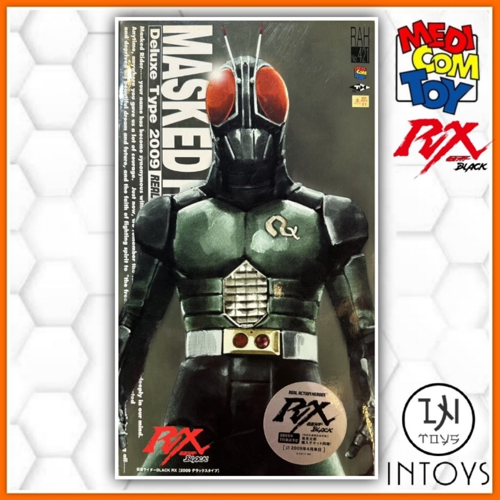 RAH DX - MASKED RIDER BLACK RX / KAMEN RIDER BLACK RX DELUXE TYPE 2009 (No.421) 1/6 Real Action ...