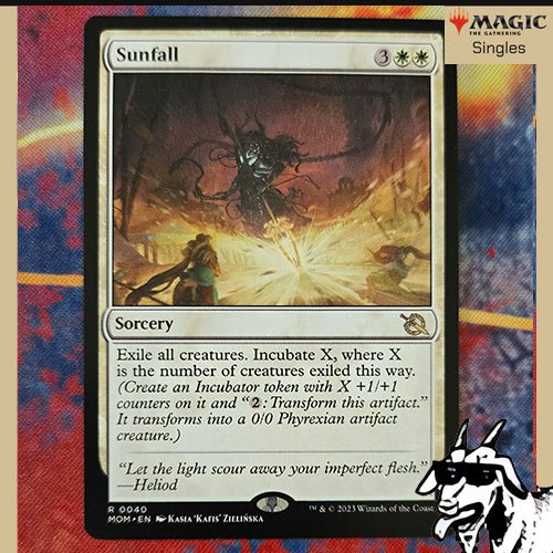 [MTG][Single][MOM] Sunfall ระดับ Rare [ภาษาอังกฤษ] | Shopee Thailand