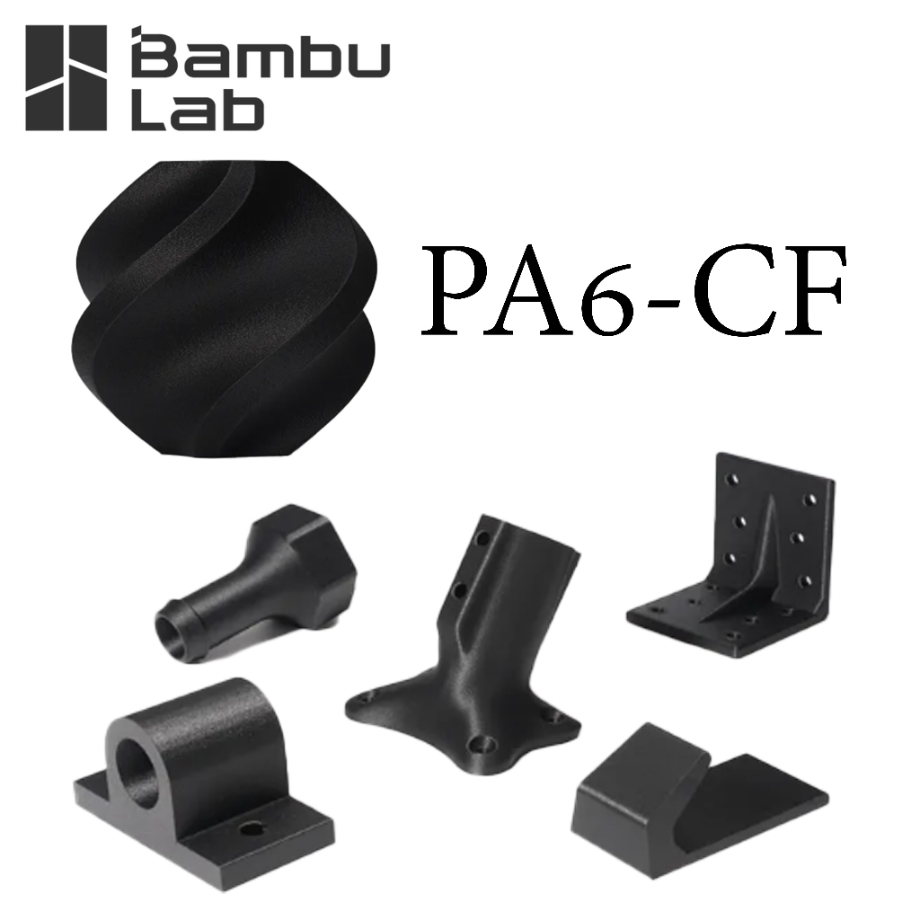 Bambu lab PA6-CF ไนลอน 6 เสริมคาร์บอนไฟเบอร์ ความแข็งแรงสูง ความแข็ง ...