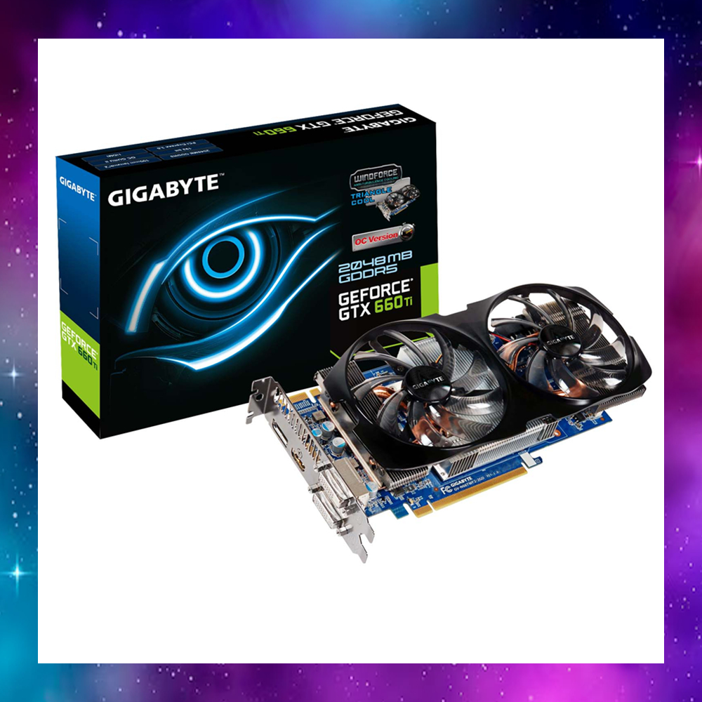VGA (การ์ดแสดงผล) GIGABYTE NVIDIA GEFORCE GTX 660 Ti 2GB ใช้งานปกติ ...