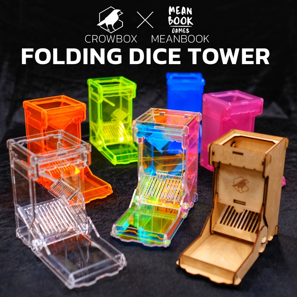 Crowbox Folding Dice Tower ที่ทอยลูกเต๋า พับได้ สำหรับ Board Game | Shopee Thailand