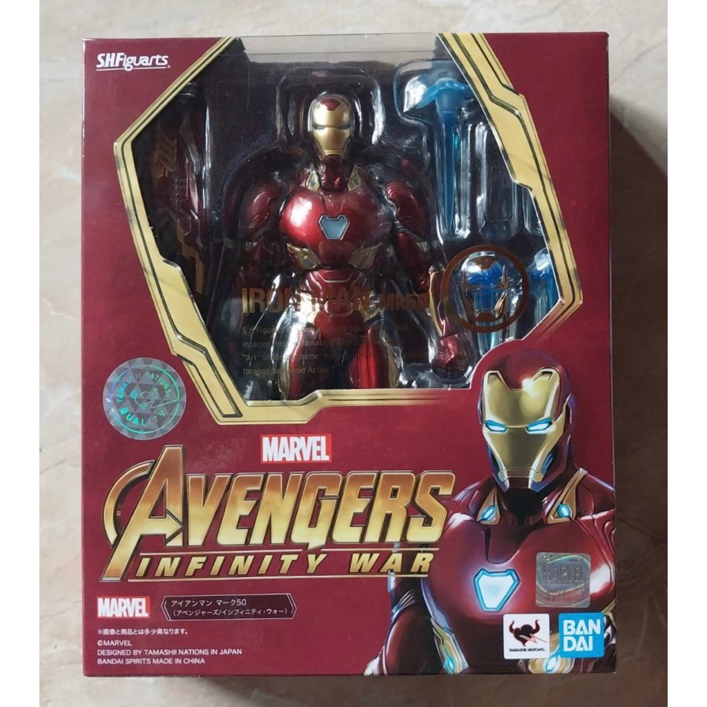 มือสอง ของแท้ SHF Iron man MK50 avengers infinity war marvel bandai S.H ...