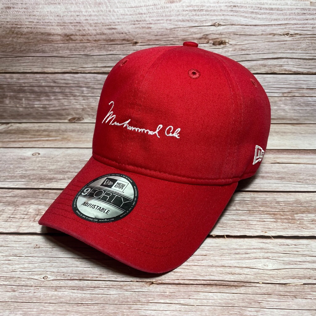 หมวก New Era Muhammad Ali 9Forty Adjustable Cap Red | Shopee Thailand