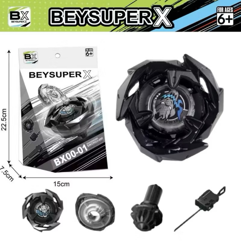 สินค้าขอคละสีนะคะ BEYSUPER X เบย์เบลด X BX-01 Dran Sword Black BX00-01 ...