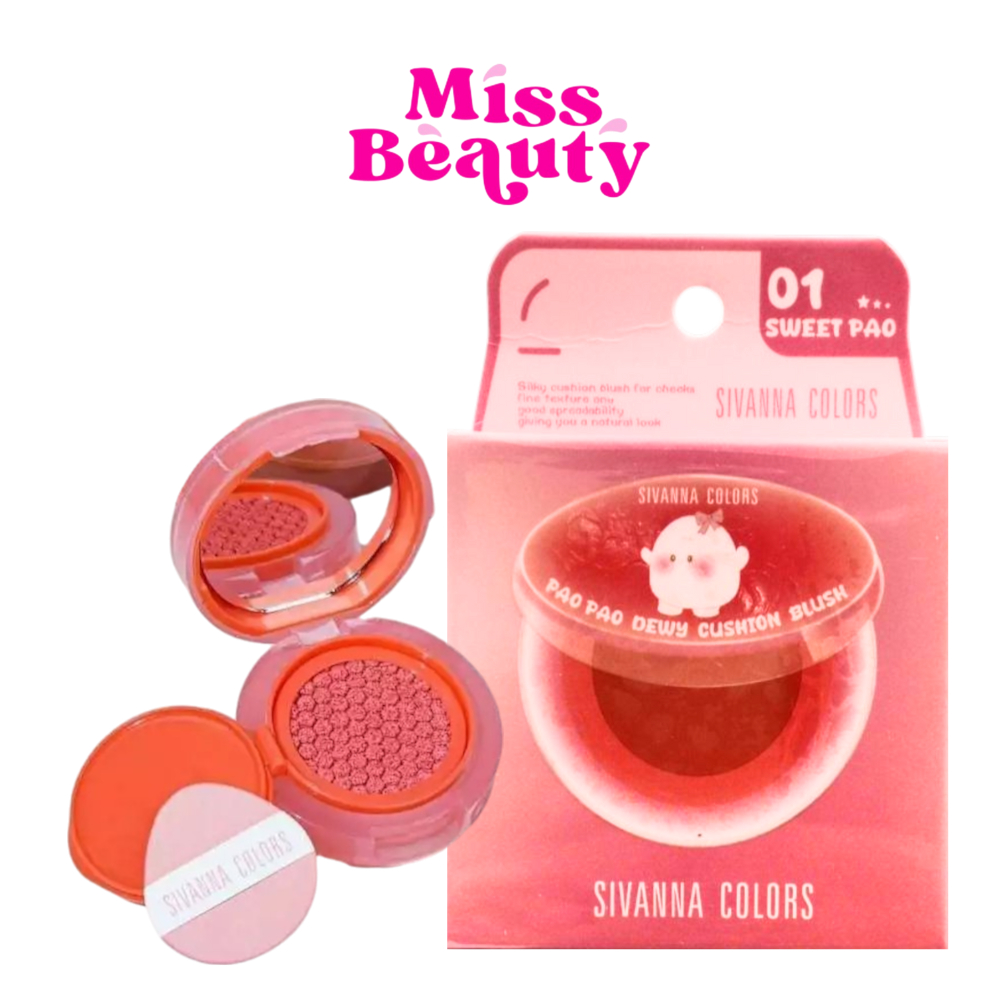 HF747 Sivanna Colors Pao Pao Dewy Cushion Blush ซีเวนน่า คัลเลอร์ส ปา เปา ดิวอี้ คุชชั่น บลัช 5 ...