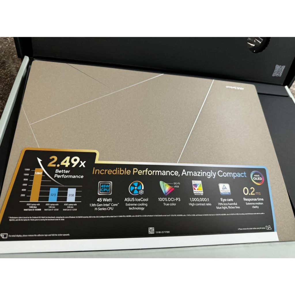 ASUS Zenbook 14X OLED UX3404VC-M9099WS สี Sandstone beige สภาพ 99% แค่ ...
