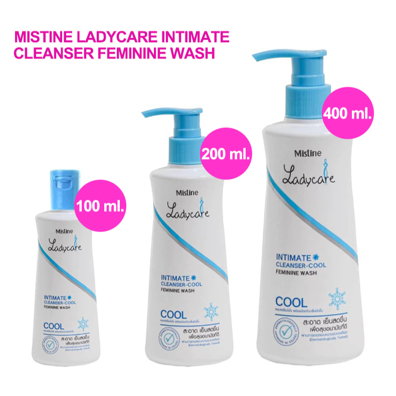 น้ำยาอนามัยมิสทิน มิสทีน เลดี้แคร์ Mistine Ladycare Cleanser ขนาด 100 / 200 / 400 ML | Shopee ...