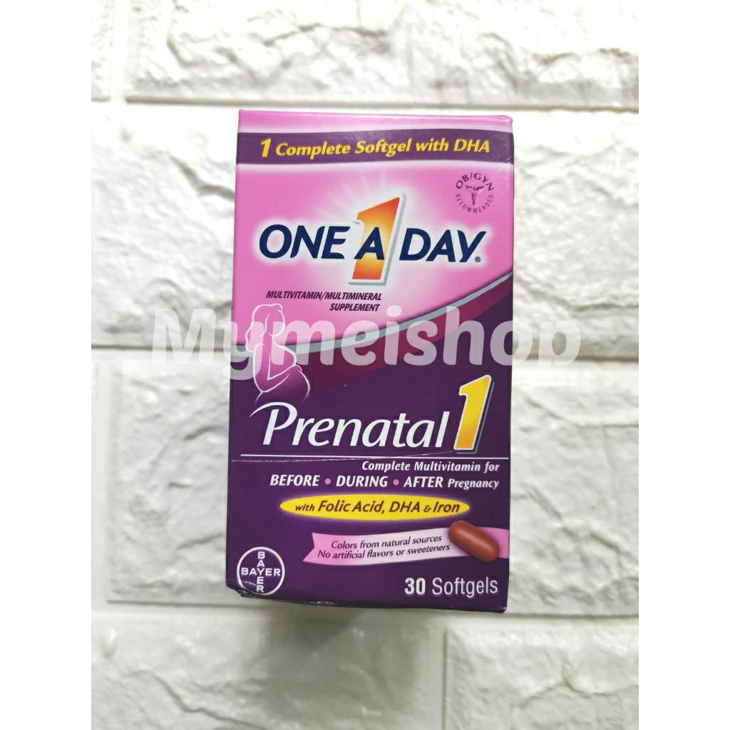 One a day Prenatal 1 วิตามินคนท้อง USA แท้ วิตามินรวม เตรียมตั้งครรภ์ ...
