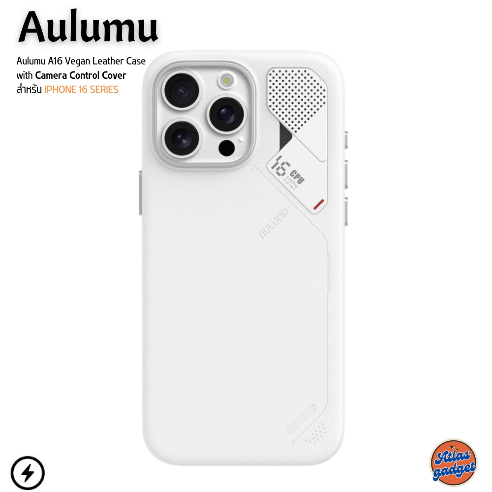 Aulumu A16 Vegan Leather Case with Camera Control Cover เคส iPhone 16 ...