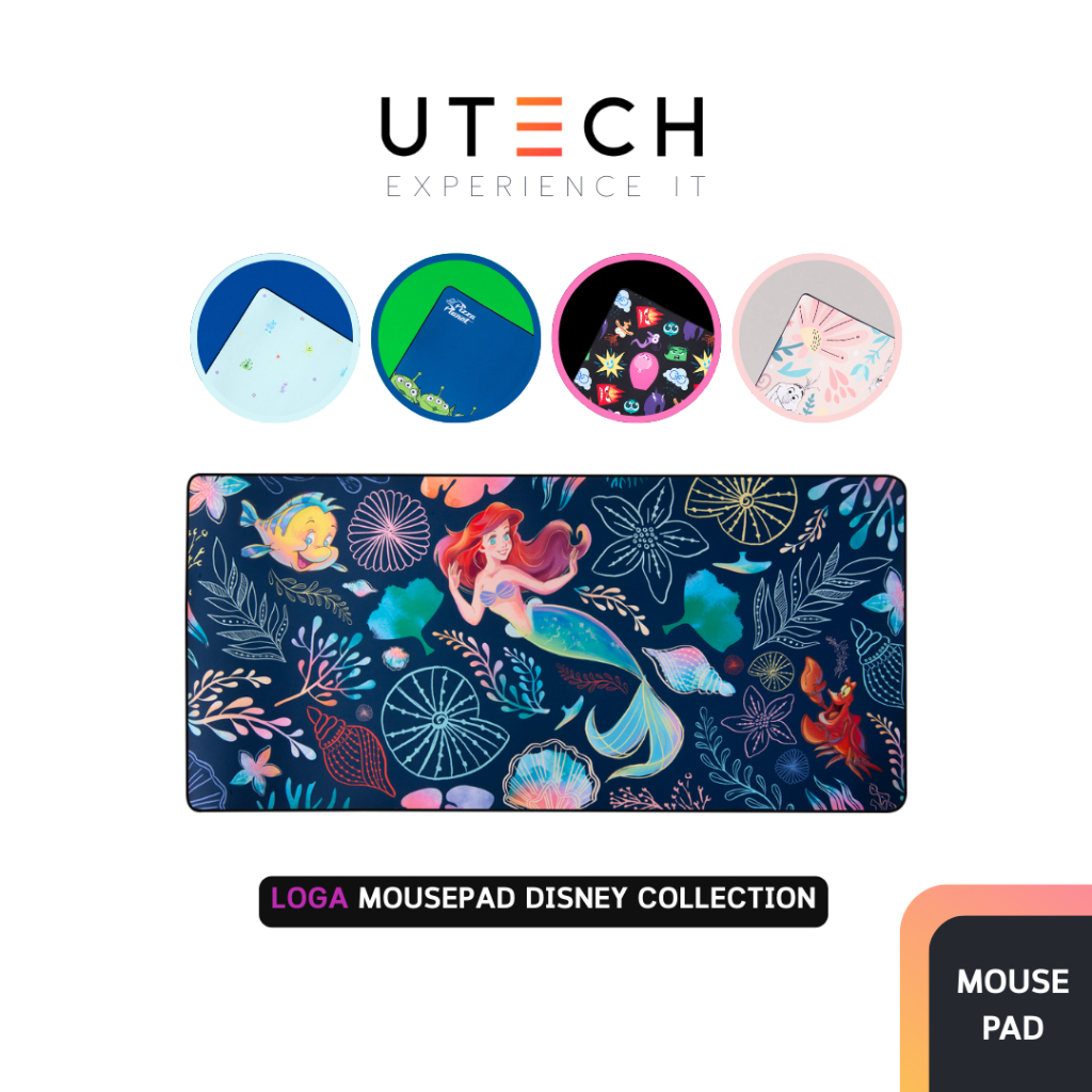 แผ่นรองเมาส์ Loga Mousepad Disney Collection by UTECH | Shopee Thailand
