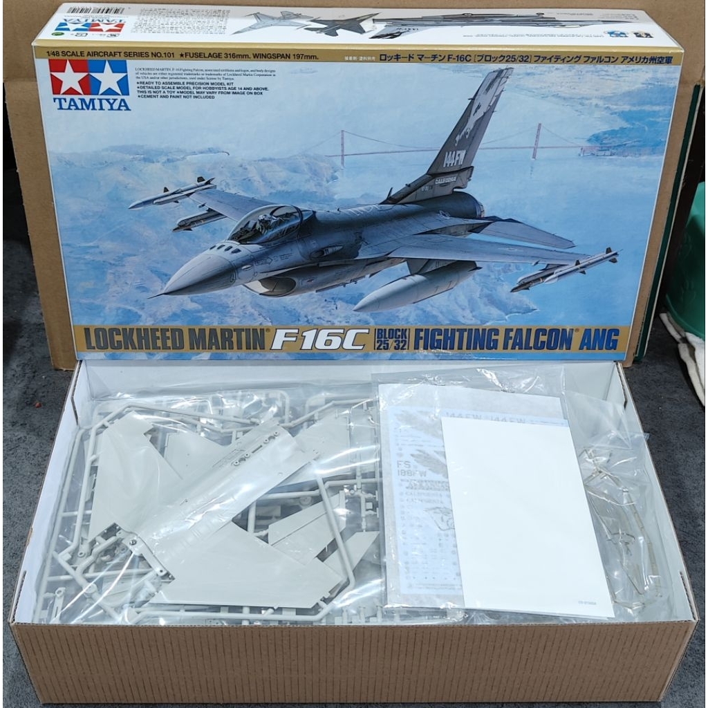 Tamiya 1/48 Lockheed Martin F-16C Block 25/32 Fighting Falcon ANG | Shopee Thailand