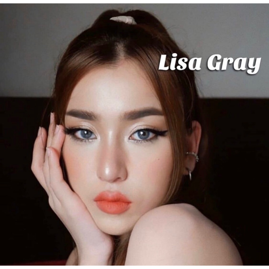 Lisa Gray / Brown [-50ถึง-700] By Dreamcolor1 คอนแทคเลนส์ | Shopee Thailand