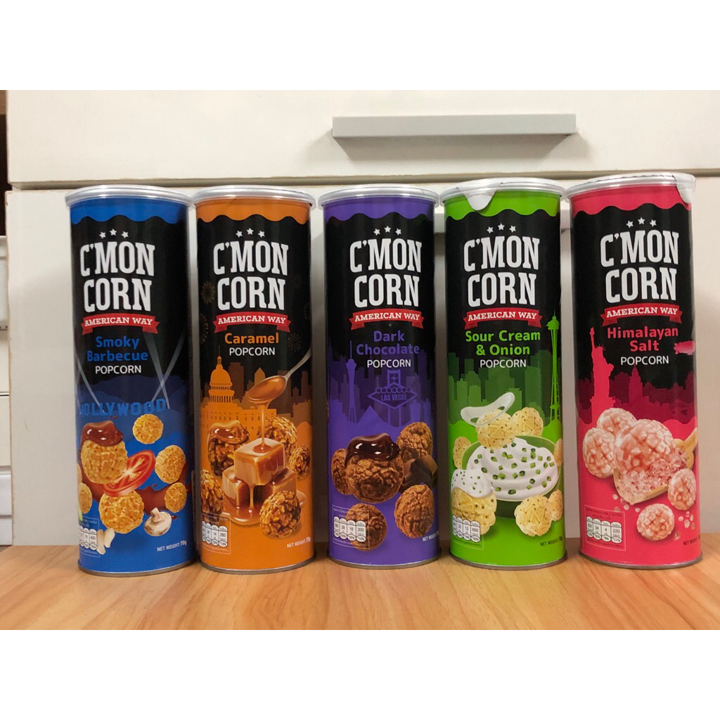 ซีมอนคอร์น C'MON CORN Popcorn มีทั้งหมด 5 รสชาด | Shopee Thailand