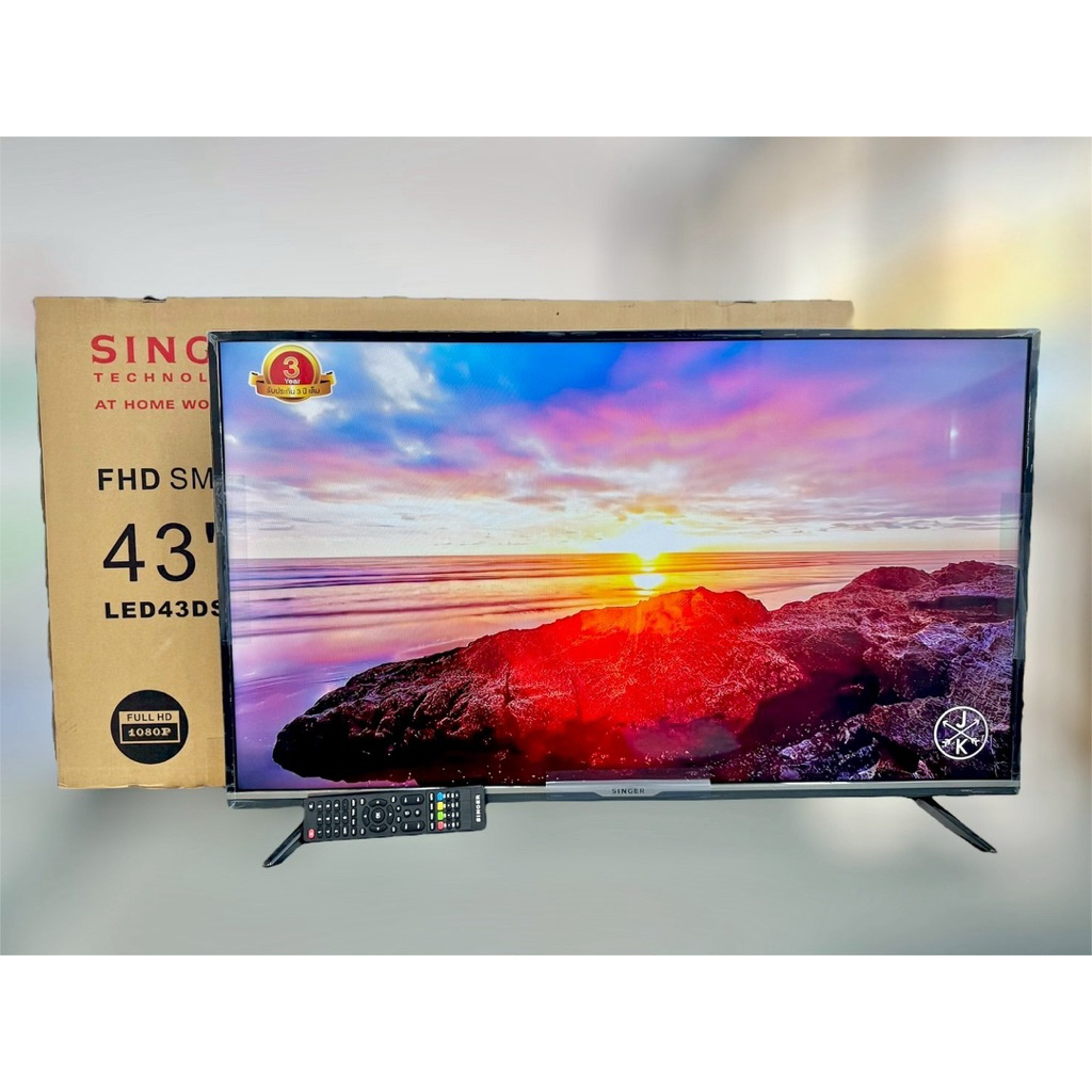 ทีวี SINGER Smart TV 43 นิ้ว รุ่น LED43DSMART (FULL LED) | Shopee Thailand