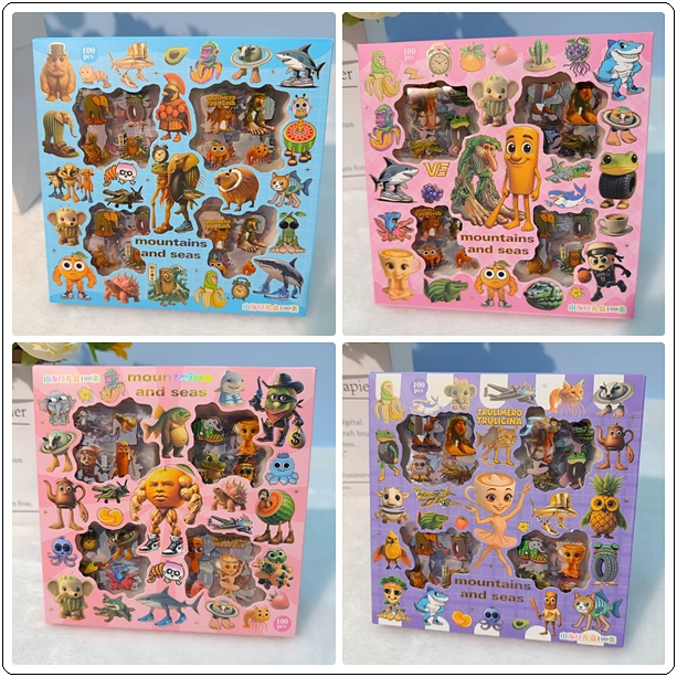 สติ๊กเกอร์ไดคัท ทุงทุงทุง ซาฮูร์ Tung tung Sticker มีทั้งหมด 96 แผ่น ...