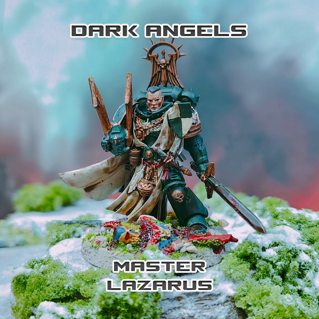 [งานเรซิ่นประกอบทำสีแล้ว] WARHAMMER 40K: DARK ANGELS: MASTER LAZARUS ...
