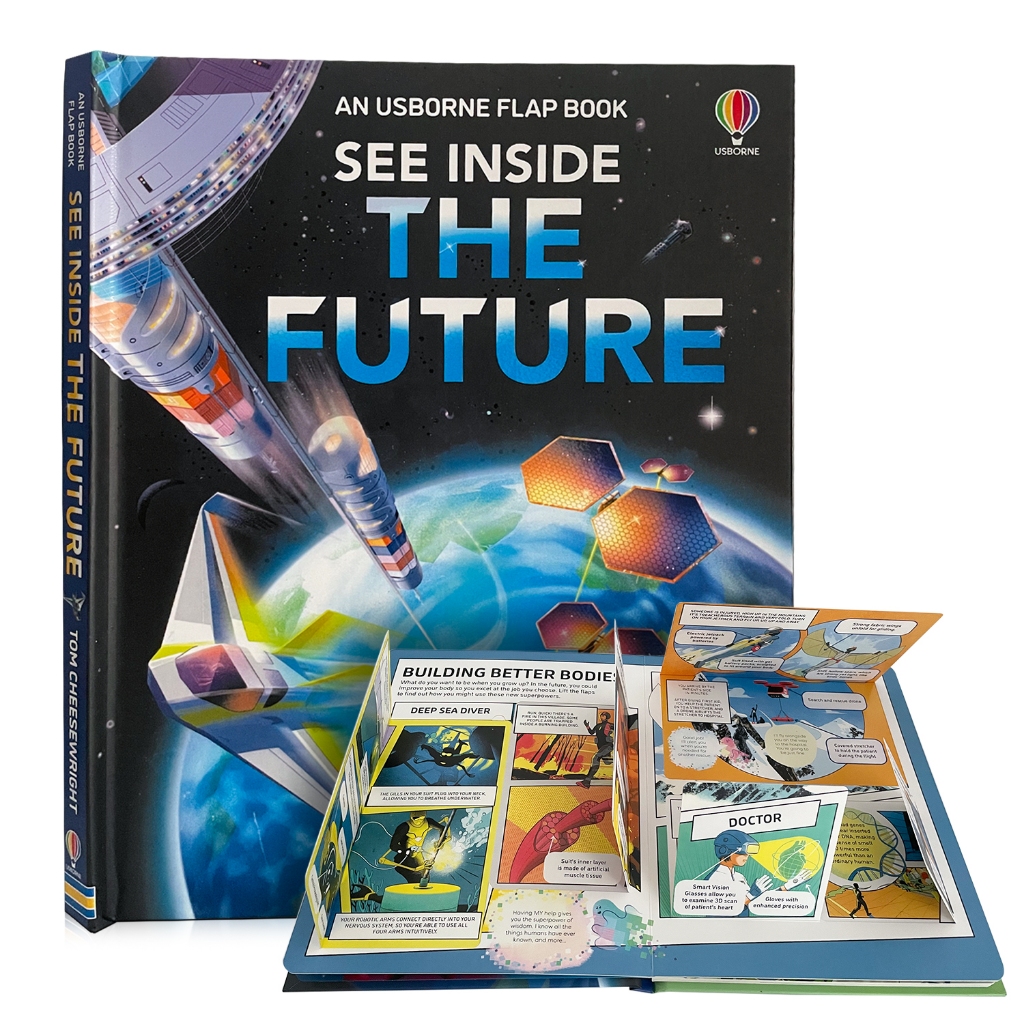 Usborne See Inside The Future Educational 3D Flap Picture Books for ...