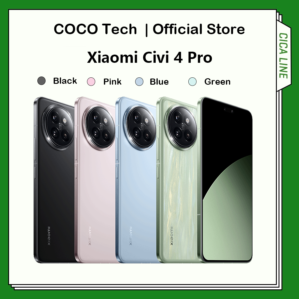 Xiaomi Civi 4 Pro Snapdragon 8s Gen 3 6.55 inch AMOLED 4700mAh Battery 67W Xiaomi HyperOS ...