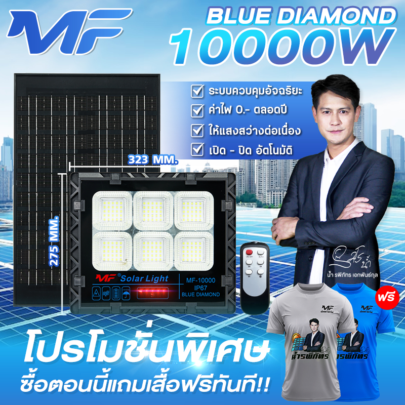 JD Solar lights IP67 300W 500W 800W 1000W ไฟโซล่าเซลล์ โคมไฟโซล่าเซล JD ...