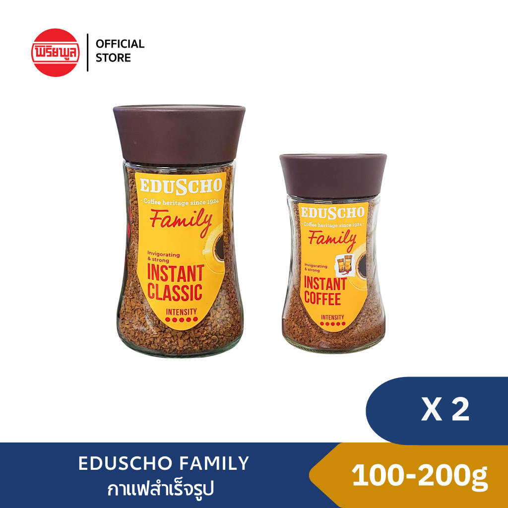 [แพ็คคู่] EDUSCHO FAMILY INSTANT COFFEE | กาแฟสำเร็จรูปฟรีดดรายนำเข้า ...