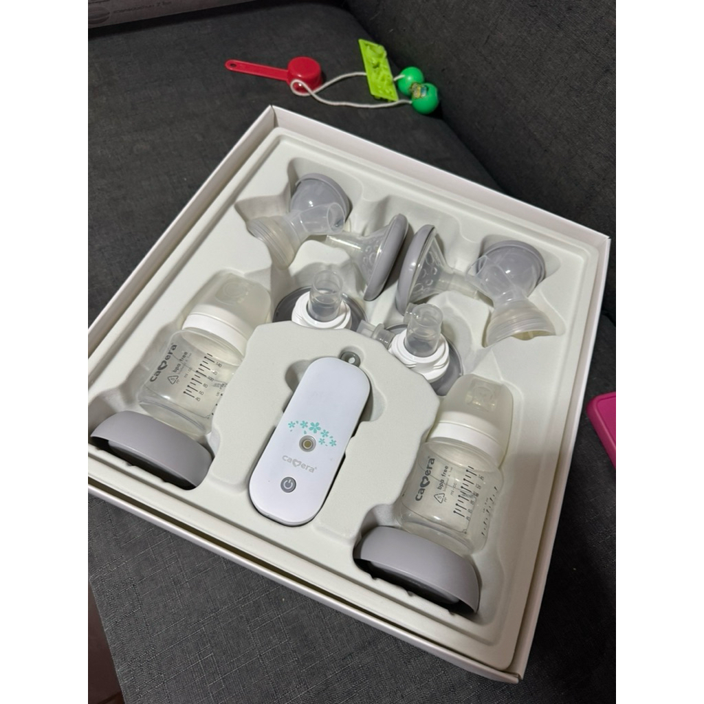 เครื่องปั๊มนมไฟฟ้า Camera DUO PUMP-2 แบบปั๊มคู่ ใช้งานง่าย | Shopee Thailand