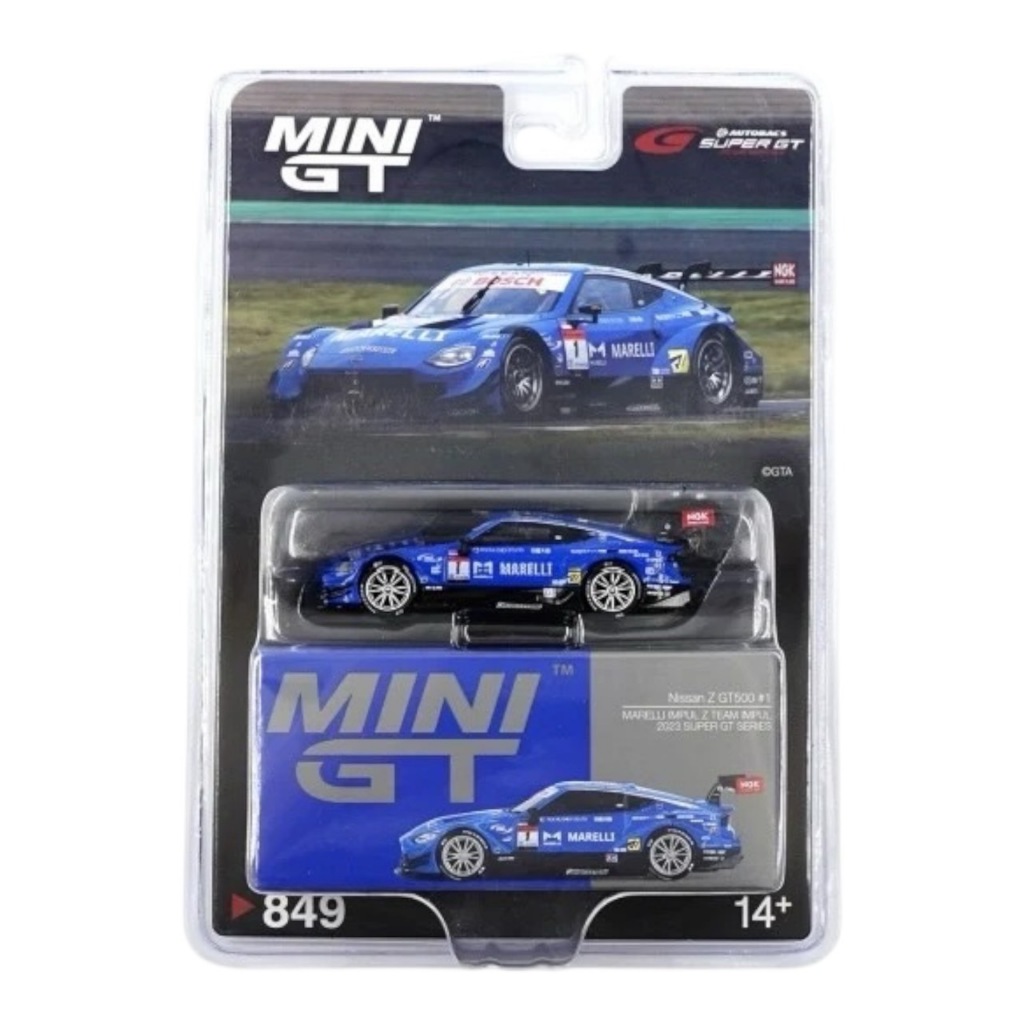 MINI GT No.849 Nissan Z GT500 #1 "MARELLI IMPUL Z" TEAM IMPUL 2023 ...