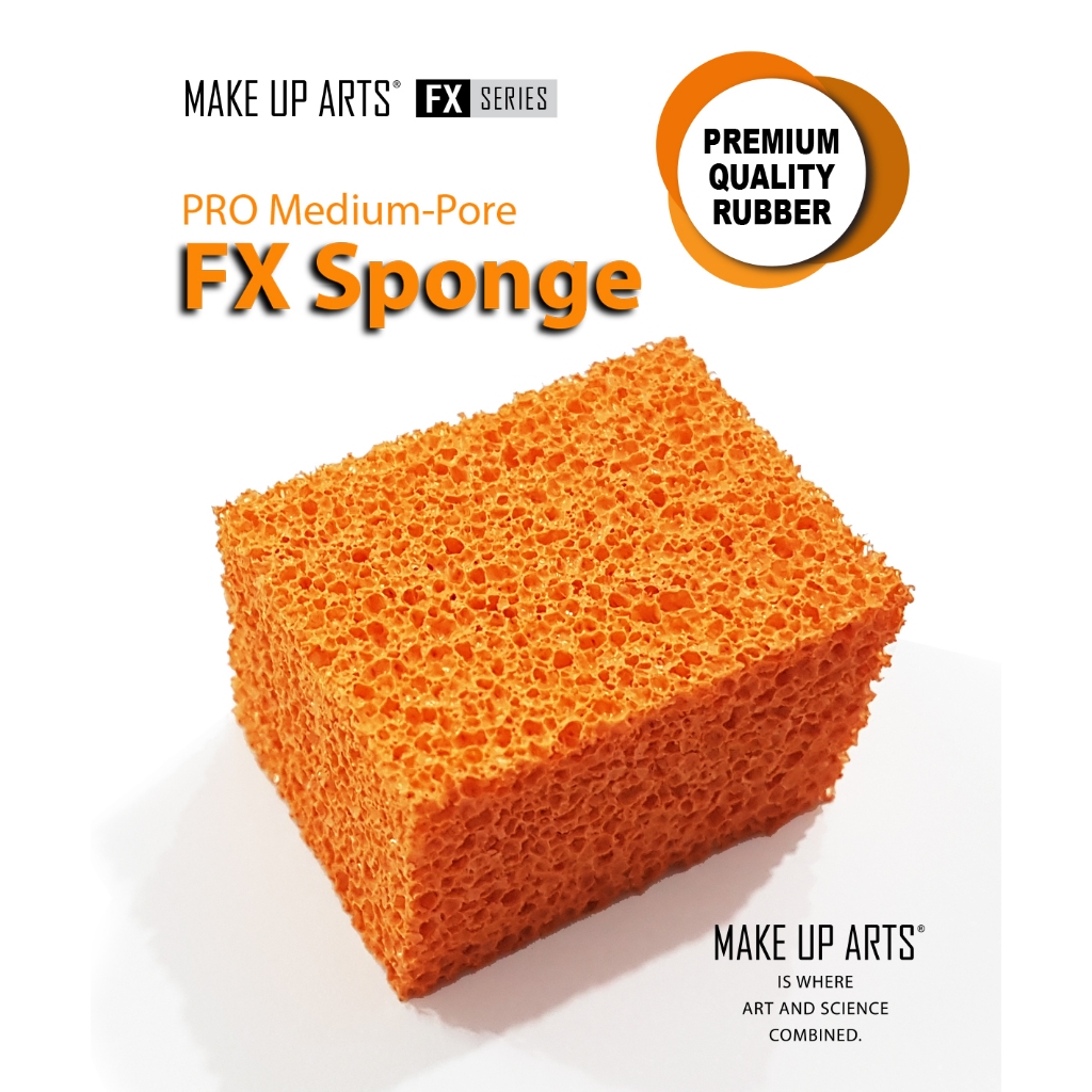 ฟองน้ำยางรูพรุนขนาดกลาง สำหรับงานแต่งหน้าเทคนิคพิเศษ (Rubber Pore ...